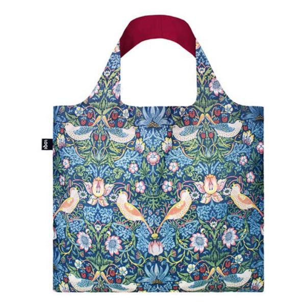 LOQI ローキー ウィリアム モリス WILLIAM MORRIS The Strawberry Thief いちご泥棒 ミュージアム コレクション エコバッグ 折りたたみ コンパクト