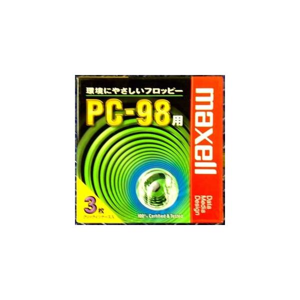 規格：3.5インチフロッピーディスク2HD　3枚　クリックインケース用途：PC-9801/9821シリーズ用容量：フォーマット時：1.2MBアンフォーマット時：1.6/2.0MBファイルシステム：NEC PC98シリーズ用MS-DOS98フ...