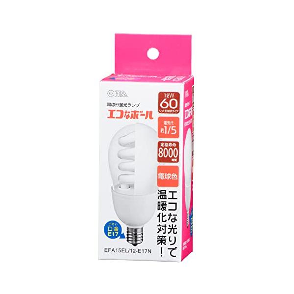 口金：E17寸法：外径55mm、全長117mm、質量：73g定格消費電力：12W、定格入力電流：0.20A全光束：740ルーメン定格寿命：8000時間