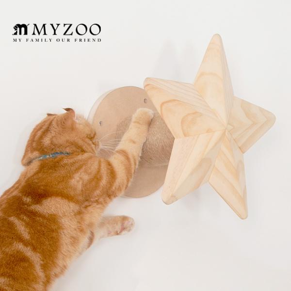 ■備考:星の形が可愛いMYZOOの爪とぎ付きキャットステップ「Twinkle Star」ポール部分に麻縄が巻いているので爪とぎとして使用することもできる多用途ステップです。MYZOO LUNAキャットステップと一緒に設置するのもおすすめです...