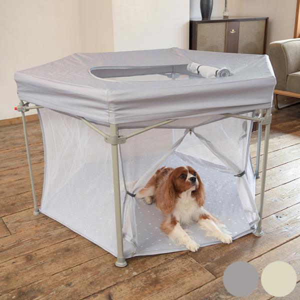 簡単折りたたみで便利な屋根付きペットサークル■備考:■屋根カバー付きで落ち着く空間に飛び出しを防止するので活発なワンちゃんも安心です。屋根カバーごと取り外し可能！ワンちゃんの個性に合わせて使用できます。汚れてもお手入れがしやすい作りです。■...
