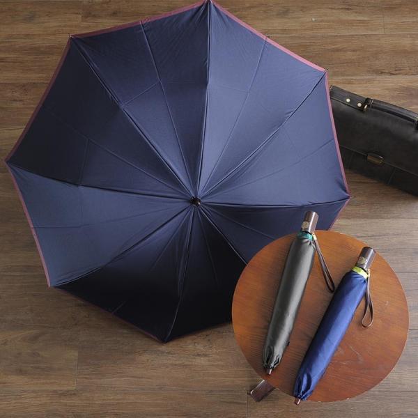 使いやすさと上品さを両立させた折りたたみ傘■備考:・親骨の本数：8本・親骨の長さ：58cm※天然木を使用しているため、木目や節の出方に個体差があります。それぞれ模様が異なりますのでご了承下さい。■商品サイズ:・畳み時：全長40cm・開いた時...