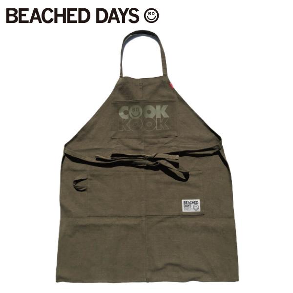BEACHED COOK KOOK APRON / エプロン / ビーチドデイズ / キャンプキャンプで料理や薪割り、設営する際の衣服の汚れや、破れ防止に最適なワークエプロンです。ポケットには仕切りを多くし、ペグやハンマーなど長物収納ができ...