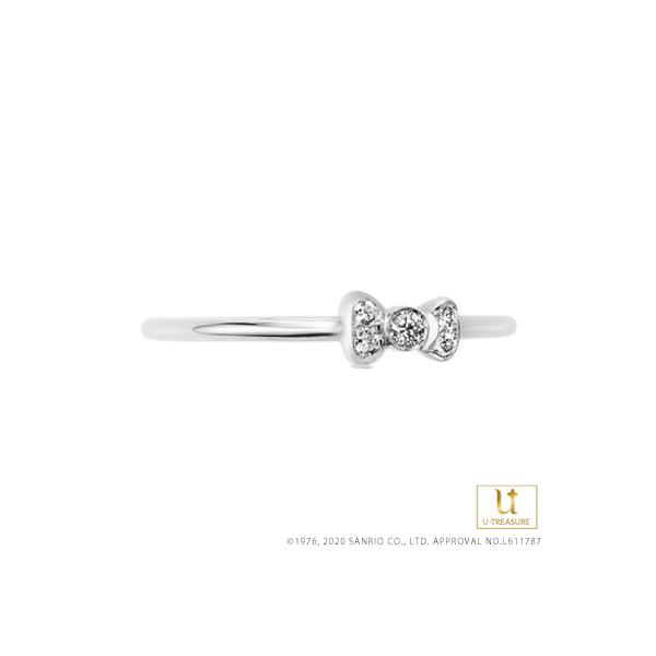 こちらの商品はお客様のために1からお作りさせていただきます。Yahoo!ショッピングの仕様上「2ヶ月以内に発送」と掲載されておりますが、【6〜8週間以内】に発送させていただきます。ぷっくりとしたリボンに、ダイヤモンドを留めた可愛らしく華やか...