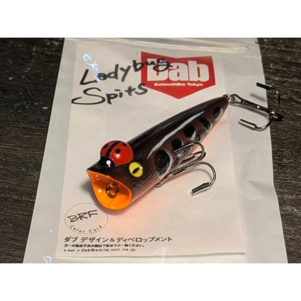 ■約85mm　■約14g　　　　B級ルアー列伝でおなじみのDabさんによる、遊び心溢れたカスタムルアーです。コーモラン・まるちゃんを彷彿させるデザインに改造され、こちらも実にB級ルアー感が出ております！　　　【　Dabさんコメント：あろうこ...