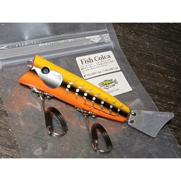 ■約12cm　■約22g　■ウッド製　■made in Japan　　　【　メーカーコメント：2021年製作のラッキーサーディン。実は売りは上あごがややカップ状になっていることでした。当時は技術的に難しく気持ち程度だったカップを、より深く加...