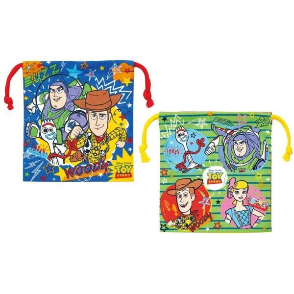 トイ・ストーリー マチ付き巾着 2枚セット KB64WN スケーターサイズ幅約180mm×高さ約200mm マチ約70mm綿100%日本製掲載写真と実物では多少色合い等が異なって見える場合がございますので、予めご了承ください。日本郵便クリッ...