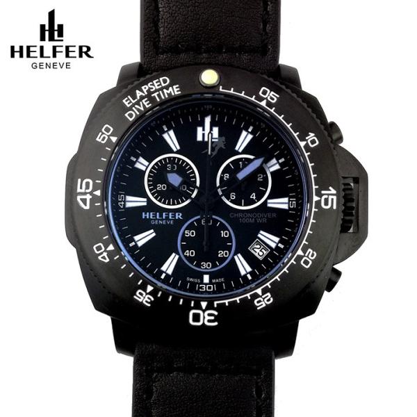 【正規輸入品】【送料無料】Ref. DE005Eケース素材　316L ステンレススティール / ブラックPVDコーティングケースサイズ　ベゼル直径47 mm / ケース幅55 mm 厚さ13 mmケースカラー　BLACK風防素材　サファイア...