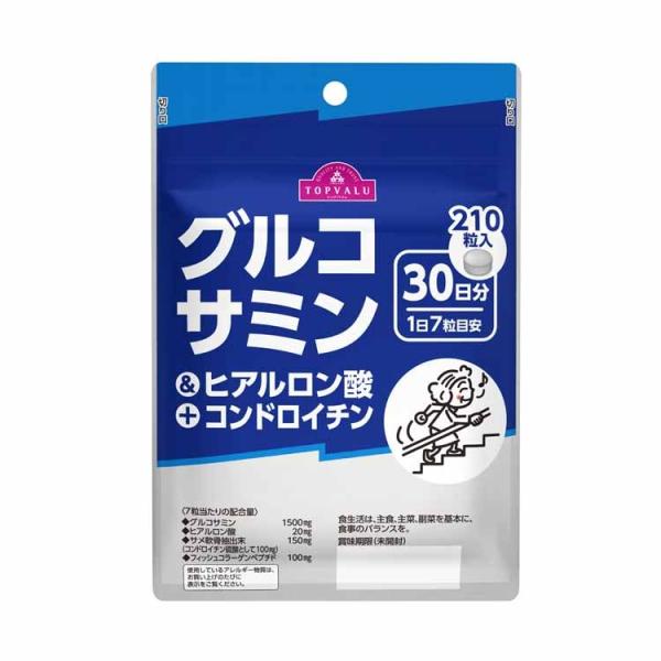グルコサミンヒアルロン酸にコンドロイチンを１００ｍｇ配合