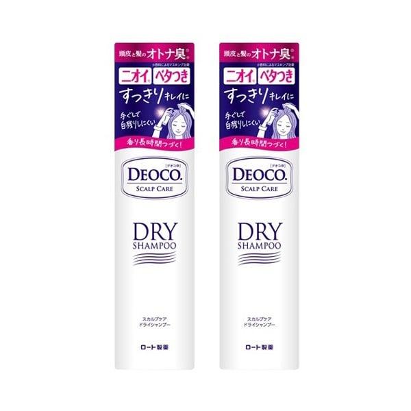デオコ スカルプケア ドライシャンプー 60g 2個セットDEOCO ロート製薬2007944586438