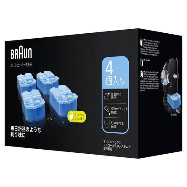 ブラウン アルコール 洗浄カートリッジ CCR4CR 4個 ブラウン Braun P&amp;G4210201072485※予告なくパッケージ、商品名、内容量、成分が変更になる場合がございます。予めご了承ください。