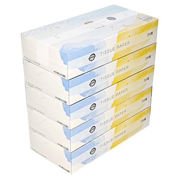 トップバリュ ベストプライス(TOPVALU BESTPRICE) ティシューＢＯＸ２００組５箱 トップバリュ4549741652186