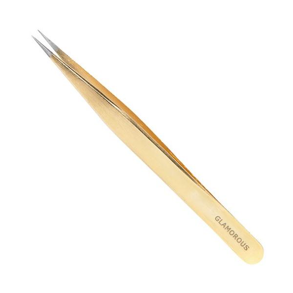 毛のかき分け・つかみの両用に最適。先端の噛みあわせがよく、毛をしっかりつかみます。適度なバネで手が疲れません。上品なゴールド加工。先端保護のためのキャップ付長さ 132mm x 幅 約10mm重さ 18.5g素材:ステンレス(静電防止)