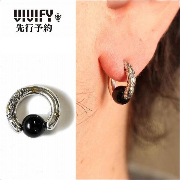 ＊こちらのアイテムは受注生産となります。＊価格は1点の片耳用です。VFP-166素材　ag925silver, stone,金鑞 直径:約14mm厚さ:約3mmアラベスク（唐草模様）が施されたキャプティブビーズリン グボディピアスです。模様...