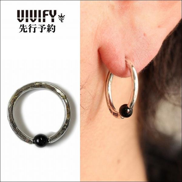 ＊こちらのアイテムは受注生産となります。＊価格は1点の片耳用です。VFP-173素材　ag925silver,stone,金鑞 直径:約18mm厚さ:約2mmハンマーで叩いた槌目の風合いが味わいのあるキャプテ ィブビーズリングボディピアス(...