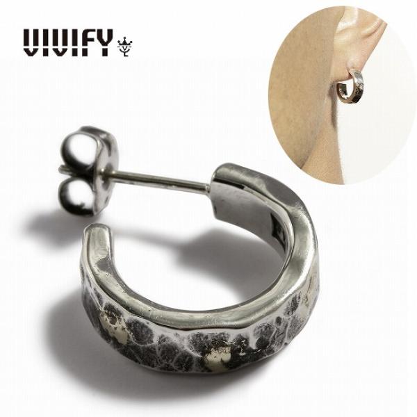 ＊こちらのアイテムは受注生産となります。＊付属でVIVIFYオリジナルの黒い巾着袋orBOXが付属します。＊価格は1点の片耳用価格となります。両耳に着用の場合は2個ご購入下さいませ。VFP-289素材: ag925silver,金鑞幅:約4...