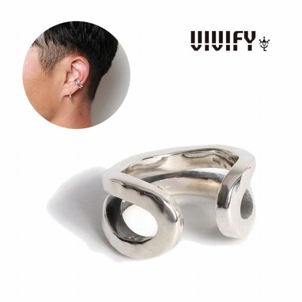 ＊こちらのアイテムは受注生産となります。＊付属でVIVIFYオリジナルの黒い巾着袋orBOXが付属します。＊価格は1点の片耳用価格となります。両耳に着用の場合は2個ご購入下さいませ。VFP-290素材:ag925silver厚さ:約2mm幅...