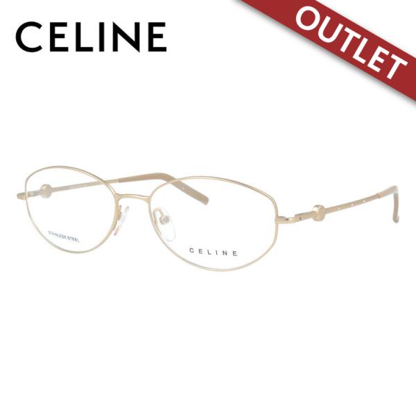 ●ブランドCELINE（セリーヌ）●品目メガネフレーム●型番VC1244S 0648 54サイズ●フィッティング調整可能ノーズパッド（クリングス）●シェイプオーバル●カラーリム：ゴールド（艶なし）テンプル：ゴールド（艶なし）サキセル：ベージ...