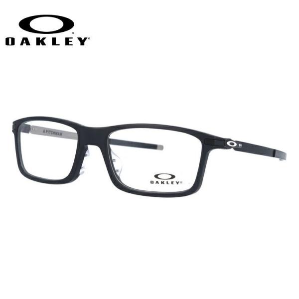 【ブランド】OAKLEY（オークリー）【品目】メガネフレーム【型番】OX8096-015555PITCHMAN （ピッチマン)【フィッティング】アジアンフィット【シェイプ】スクエア【カラー】フレーム：Satin Black （サテンブラック...