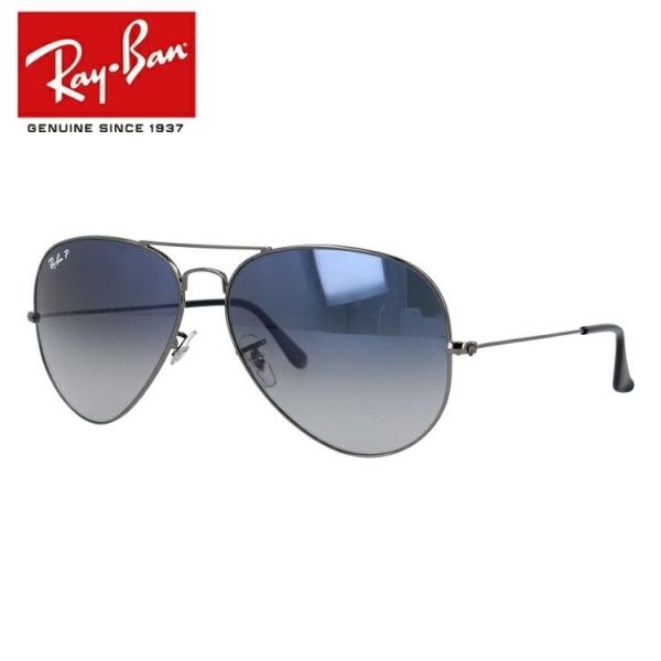 【ブランド】Ray-Ban（レイバン）【品目】サングラス【型番】AVIATOR GRADIENTアビエーター グラディエントRB3025 00478 62【フィッティング】調整可能ノーズパッド（クリングス）【カラー】フレーム：ガンメタルレン...