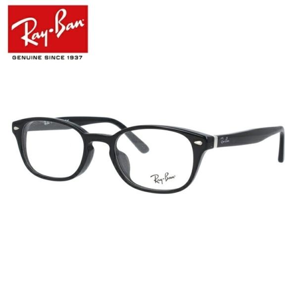 【ブランド】Ray-Ban（レイバン）【品目】メガネフレーム【型番】RX5209D（RB5209D）2000 50サイズ【フィッティング】フルフィット（アジアンフィット）【シェイプ】オーバル【カラー】フレーム：ブラック・シルバー（艶あり）【...