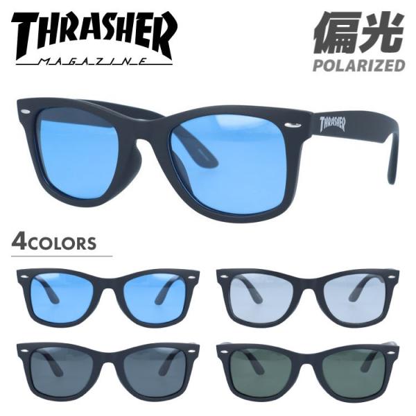 ※レンズ加工に対応しておりません。【ブランド】THRASHER（スラッシャー）【品目】サングラス【型番】ERDE 1027 全4カラー 51サイズ【フィッティング】アジアンフィット【シェイプ】ウェリントン【カラー】●BK-LBLフレーム：ブ...