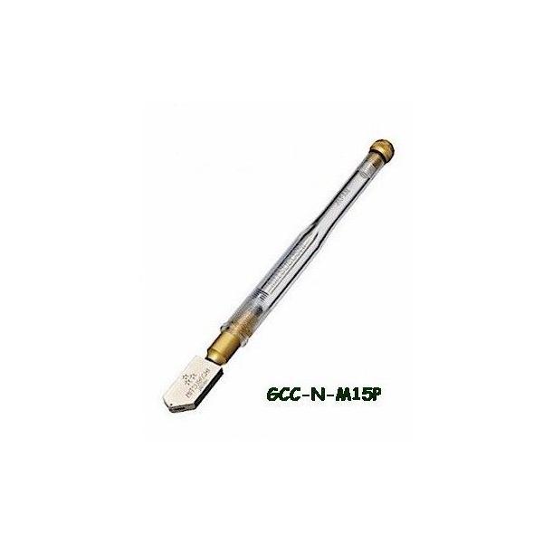 定規に当てやすいようヘッド部分が大きくなっています。