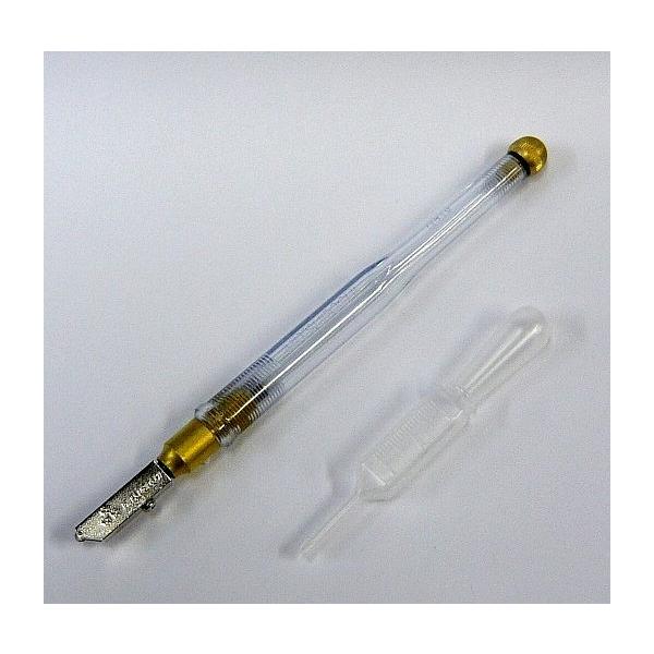 スパッタリングミラーの切断に・・・パイレックスなどの薄板・硬い板向き。またスパッタリングミラー（1mm)などの薄いガラスや、ステンドグラスのオパールセントなど硬いガラスに向いています。刃先角度が125度で、通常のカッター（135-138度）...