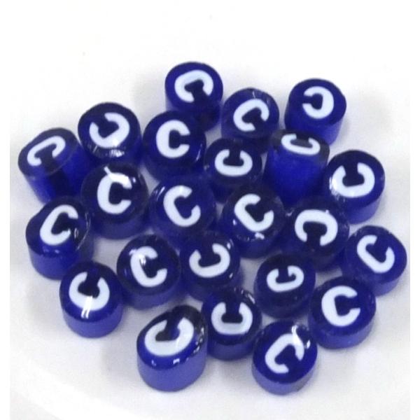 膨張係数104のミルフィオリです。ご自分のイニシャルなどお選びいただくのに便利です。