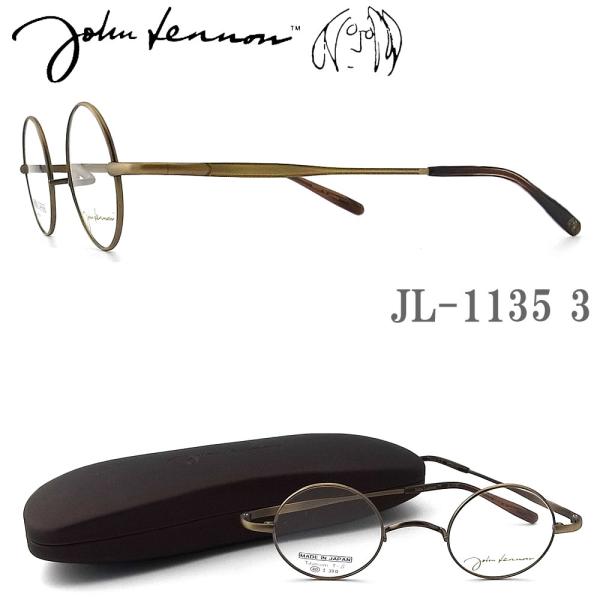■ブランド：JOHN LENNON ジョンレノン■型番：JL-1135 3 一山タイプ■性別：ユニセックス：男性・女性【商品詳細】■サイズ：レンズ横幅40ミリ、縦幅約39.0ミリ、鼻幅24ミリ、テンプルの長さ143ミリ、フレーム全体の幅：約...