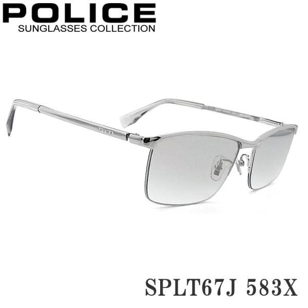 ■ブランド：POLICE ポリス■型番：SPLT67J Col:583X■性別：ユニセックス・男性/女性【商品詳細】■サイズ：レンズ横幅56ミリ、縦幅約37.5ミリ、鼻幅16ミリ、テンプルの長さ142ミリ、フレーム全体の幅：約140ミリ■フ...