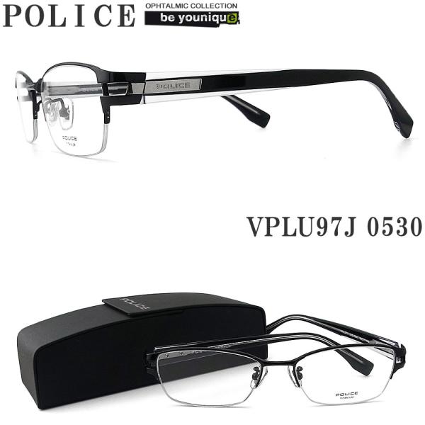 ■ブランド：POLICE ポリス■型番：VPLU97J-0530■性別：男性・女性【商品詳細】■サイズ：レンズ横幅54ミリ、縦幅約33ミリ、鼻幅17ミリ、テンプルの長さ142ミリ、フレーム全体の幅：約140ミリ■フレームカラー：フロント：シ...