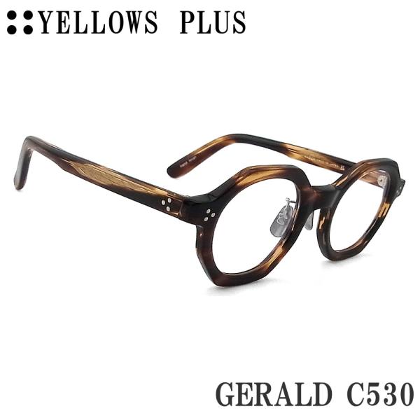 ■ブランド：YELLOWS PLUS　イエローズプラス■型番：GERALD C-530■性別：ユニセックス：男性・女性【商品詳細】■サイズ：レンズ横幅44ミリ、縦幅約38ミリ、鼻幅24ミリ、フレーム全体の幅：約137ミリ■フレームカラー：ア...