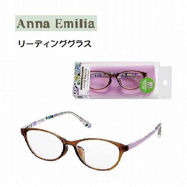 上品な色遣いのフレームで、テンプルにアンナエミリアの彩りを。★商品説明★[素　材] レンズ：アクリル・ARコート         　フロント：ポリカーボネート       　  テンプル：TR90[サイズ] 51□16-144[重　量] 約...