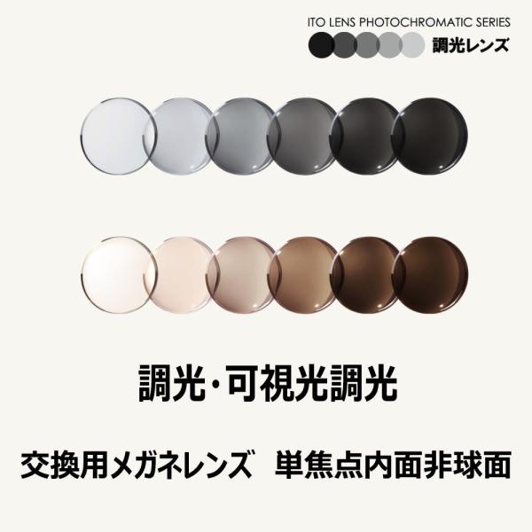 【度付き 調光レンズ サングラス】屈折率：1.60/1.67/1.74可視光不可設　計：内面非球面調光タイプ：調光/可視光調光コート：撥水付きハードマルチコート釣り、ドライブ、ゴルフに！■+度数、混合乱視度数の場合、レンズ外径が65ミリと小...