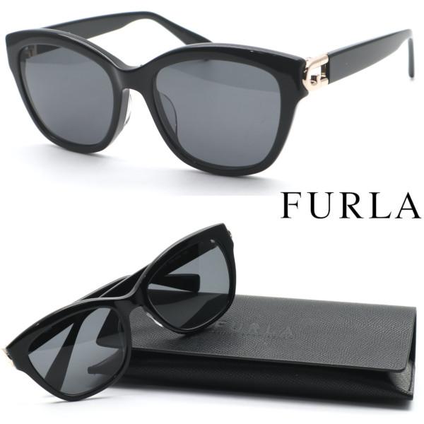 【FURLA】フルラ サングラス　SFU852J col.0700【正規品】【送料無料】高級 レディース ブランド おしゃれ 人気 伊達メガネ UVカット 紫外線カット