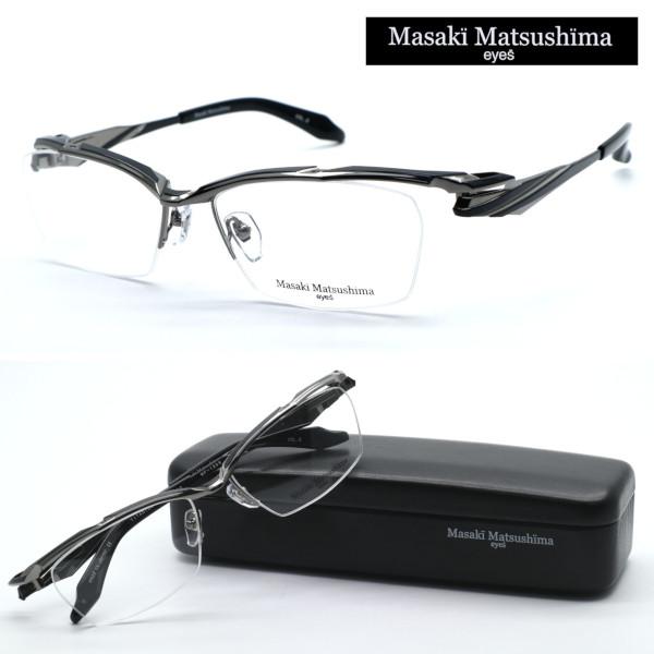 【Masaki Matsushima】マサキマツシマ メガネ MF-1309 col.2 度付又は度無レンズ標準装備【正規品】【送料無料】メンズ 大きいサイズ おしゃれ 個性的 ブランド 高級 チタン 日本製