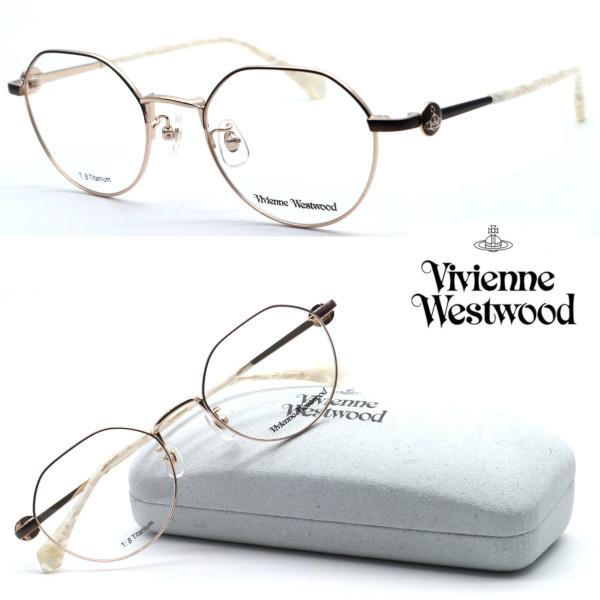 【Vivienne Westwood】ヴィヴィアンウエストウッド メガネ 40-0032 col.2 度付又は度無レンズ標準装備【送料無料】【正規品】伊達メガネ レディース ブランド おしゃれ 高級 クラシック ボストン 男女兼用