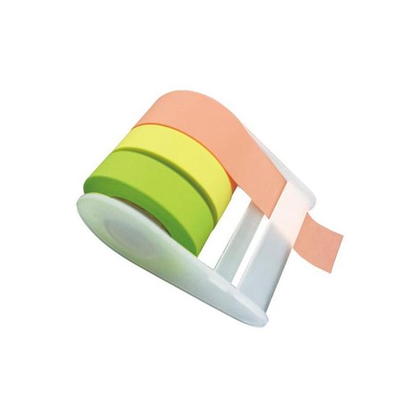 好きな長さにカット！ロール式メモテープ。◆紙製のロール式メモテープ。◆貼って剥がせるので、食品保存容器（常温）や衣装ケース、スケジュール帳やカレンダーに◎【商品名】コモライフ メモメモテープ【サイズ】太:幅約2cm×長さ10m細:幅約1.2...