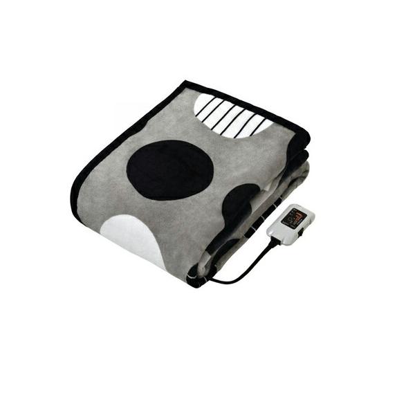 いつでも快適な寝心地を。◆質感・デザイン・機能性を兼ね備えたプレミアムボア電気毛布。◆抗菌・防臭・静電気抑制の高機能を使用。【商品名】椙山紡織　sugibo　プレミアムボア　電気敷毛布　ロング　SB20SL05(GY)　モダンサークル　防寒...