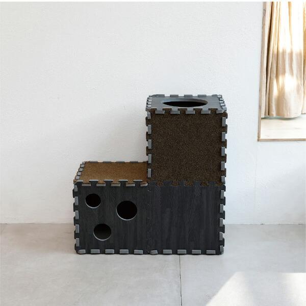 猫ちゃんが中に入って遊んだり、爪もとげるペットトンネル。マットを好きな形に組み替えて遊べます。・お部屋や猫ちゃんに合わせて色んな形で遊んでみよう！・爪とぎ部分は交換可能（別売り）【サイズ】1枚あたり：W300×D300×H12mm【重量】1...