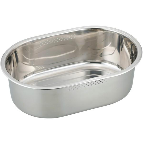 ●水を流しながら洗っても、中の物が出にくい穴付●シンクを傷付けにくいゴム付【サイズ】約W380×D250×H126mm【重量】約700g【材質】本体：ステンレス鋼（板厚0.5mm）、ゴム：合成ゴム【原産国】中国【広告文責】株式会社ルーマニア...