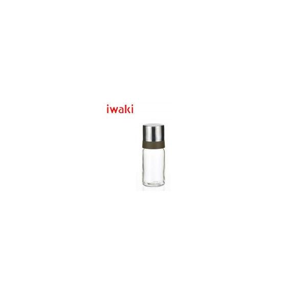 お客様からのご意見をもとにさらに使いやすく機能的にリニューアルしたイワキの調味容器。耐熱ガラス製で熱湯消毒ができて清潔です。(哺乳瓶と同じガラスを使っています。)キレの良い注ぎ口です。オイルがボトルに戻る構造になっています。【サイズ】底径5...