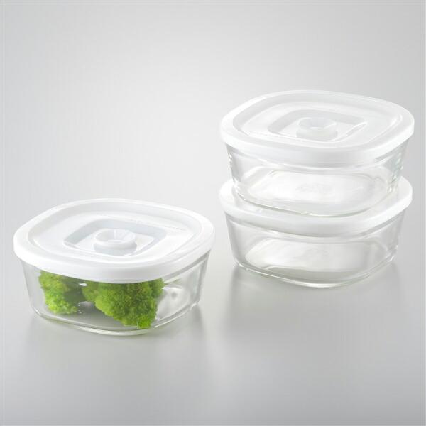 密閉タイプの「パック＆レンジ」です。保存容器であり、テーブルを彩る器にもなり、調理道具にもなる、1つで3役こなすキッチン容器の優れもの。密閉なのにフタをしたままレンジOKです。■冷蔵庫スッキリ！ひと目でわかる：中味がはっきりよく見えるので何...