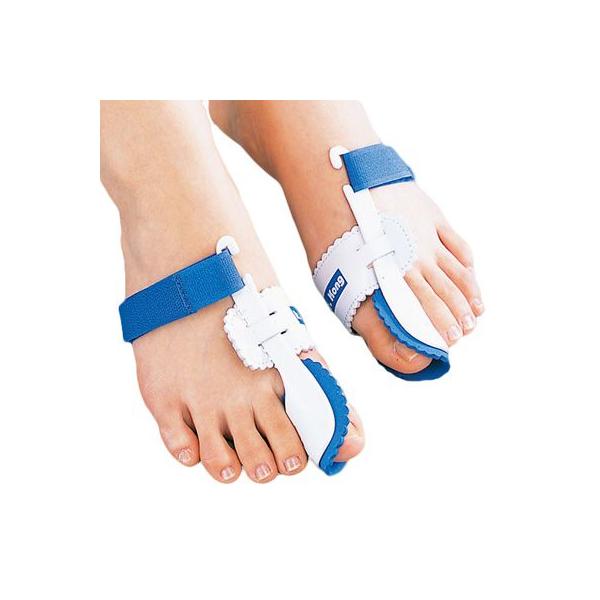 親指にはめて、巻くだけ!簡単に装着できる外反母趾ベルト。スポンジと本革とワンタッチテープでできた外反母趾ベルトです。足の親指にはめてベルトを巻くだけなのに、足の指をしっかり支えてくれます。3点圧システムで、親指を自然な形に保っちます。【内容...