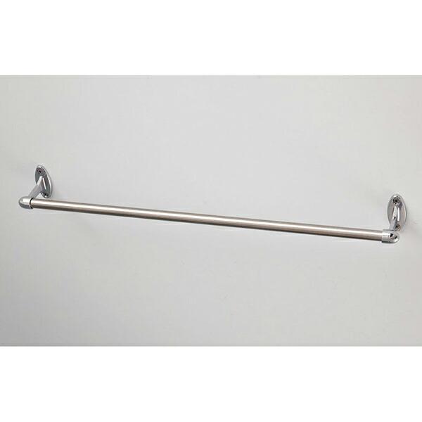 ・簡単に取り付けられる１８−８ステンレスのパイプのタオル掛けです。【サイズ（mm）】750【商品サイズ（mm）】W45×D39.5×H760【耐荷重】約2kg【材質】バー：18-8ステンレスパイプ9.5mmφ、プラケット：亜鉛ダイカスト、ク...