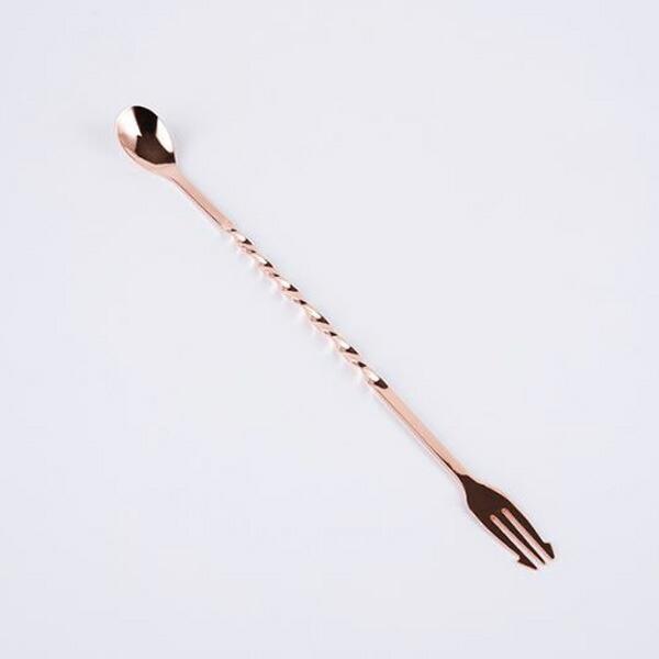 【商品名】青芳  CASUAL PRODUCT  スタンダード バースプーン ピンクゴールド S 029738【本体サイズ】W18×L238mm【素材】18-8ステンレス(ピンクゴールドメッキ)【商品説明】カクテル作りの混ぜるシーンで欠かせ...