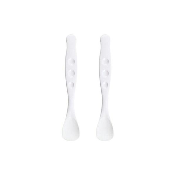 やわらかスプーン！●先端がやわらかくやさしい口当たり！●すくいやすい形状。●食洗機対応。【商品名】リッチェル　使っていいね!　やわらかスプーン　小　ホワイト　2本入　ユニバーサルデザイン　介護　食洗器OK【サイズ】約3×18×0.8cm【重...