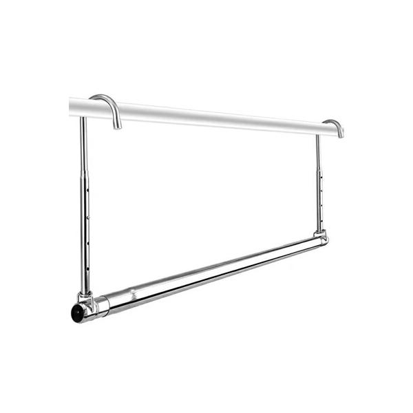 上下の空間を有効活用することで、洗濯物が早く乾きます。●物干し竿やポールにかけるだけで、倍の量の洗濯物や衣服などを干すことができます。●ベランダなどで見られたくない洗濯物を低いところに干して見えないようにご使用もできます。●クローゼットに吊...