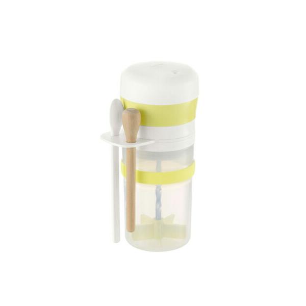 これ1台で簡単時短♪●ごっくん期からぱくぱく期まで、これだけで簡単時短調理！●「離乳食らくらく時短調理セット」は離乳食用調理器です。●お子様の発育に合わせた食材の調理(裏ごし、かくはん、角切り、すりつぶし)ができます。●すっきりスリム収納で...